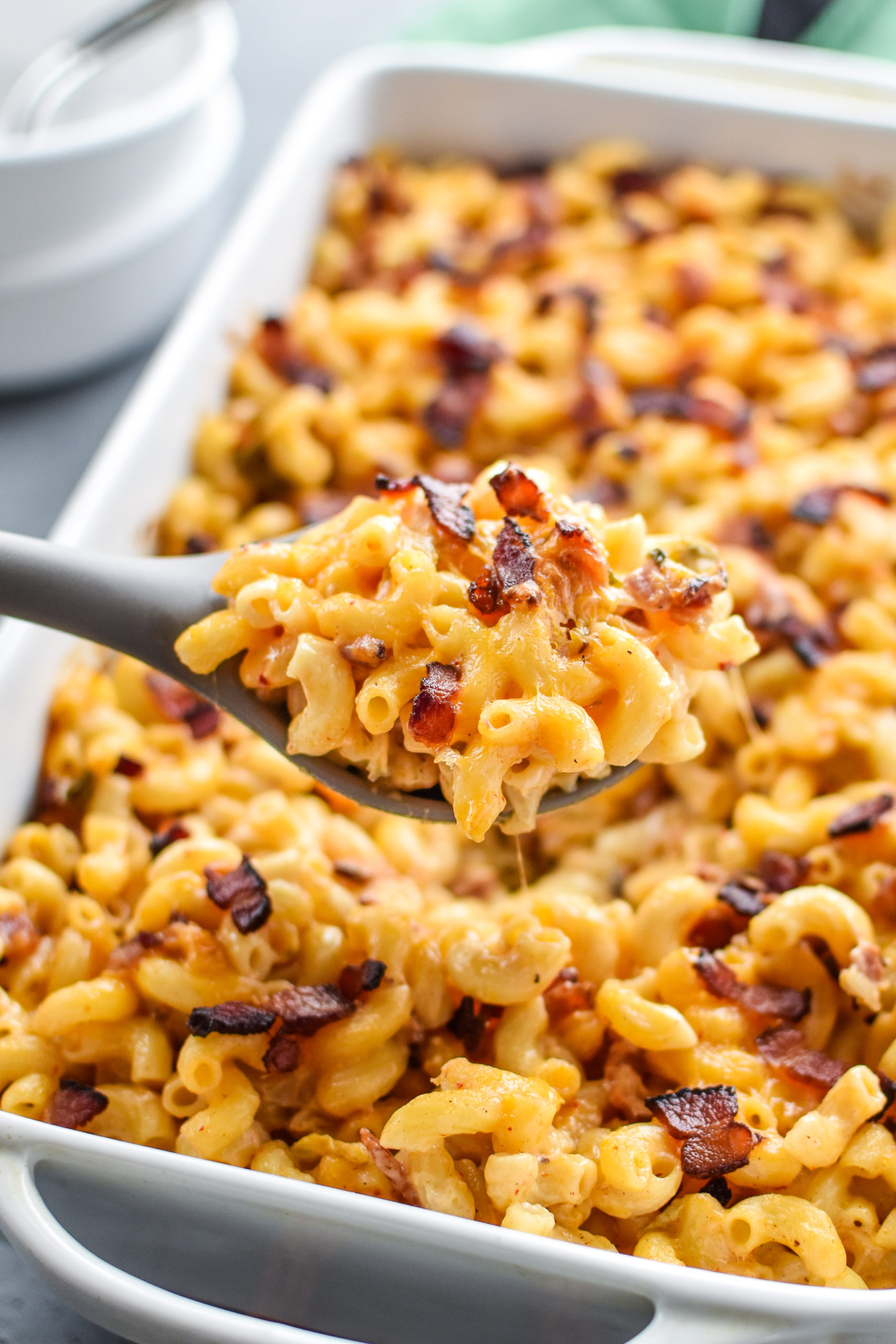 Kimchi Bacon Greek Yogurt Mac and Cheese - Project Meal Plan