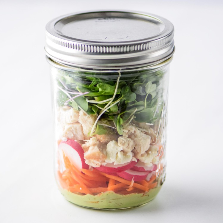 Simple Spring Mix Lunch Salad - Project Meal Plan