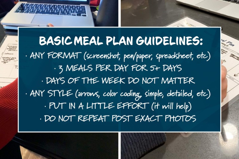 4-Week Meal Planning Challenge: September 2019 - Project Meal Plan