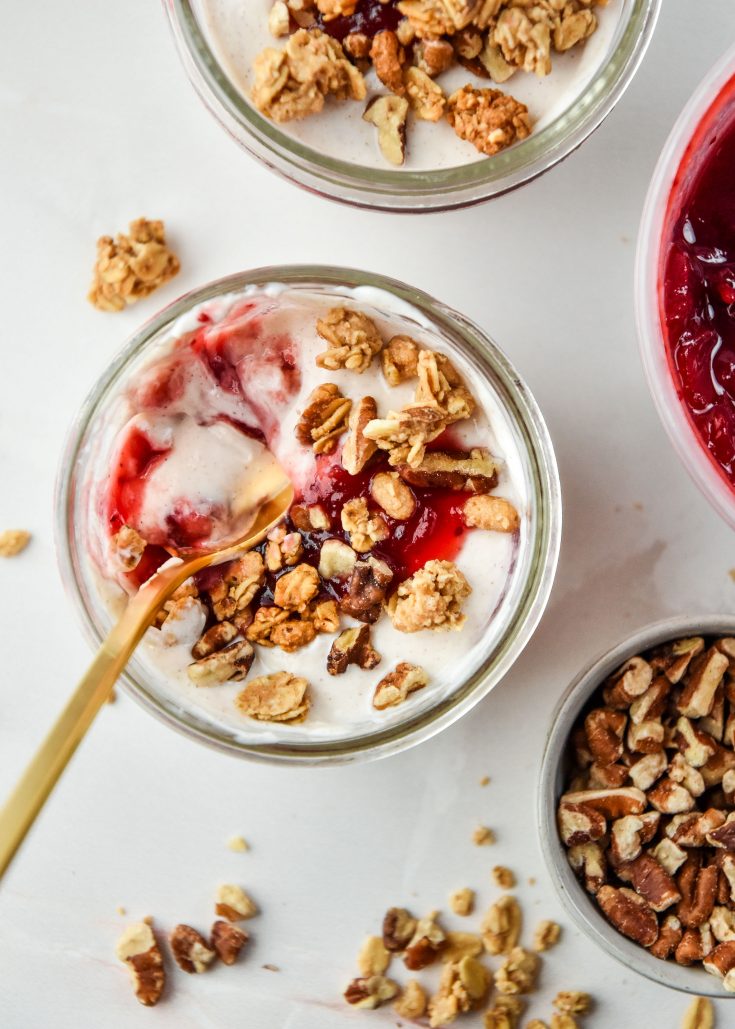 Cinnamon Orange Cranberry Yogurt Parfaits - Project Meal Plan