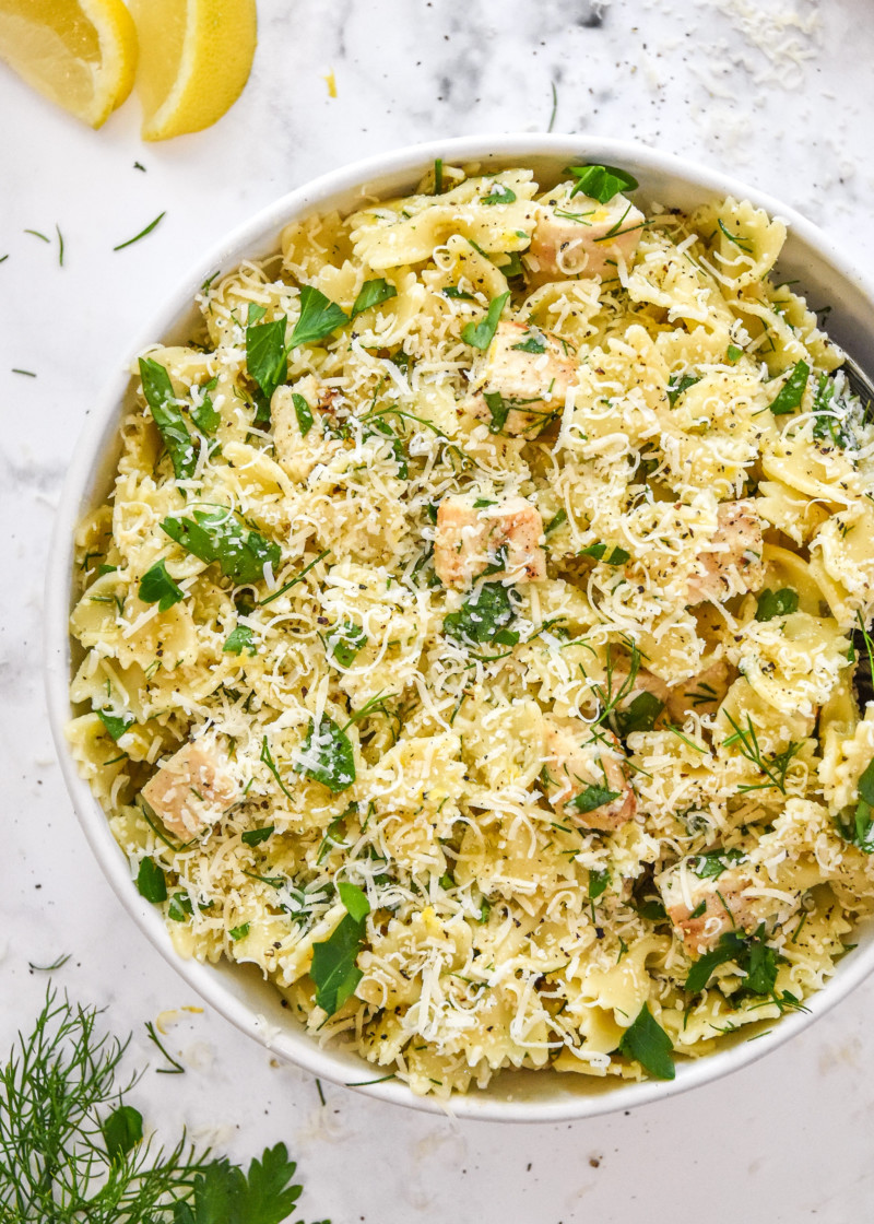 Herby Lemon Chicken Pasta Salad - Project Meal Plan