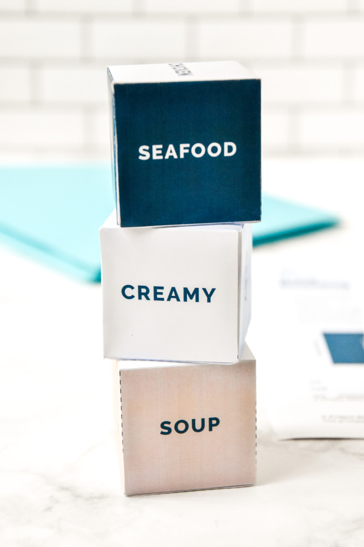 Printable Dinner Dice Activity - Project Meal Plan
