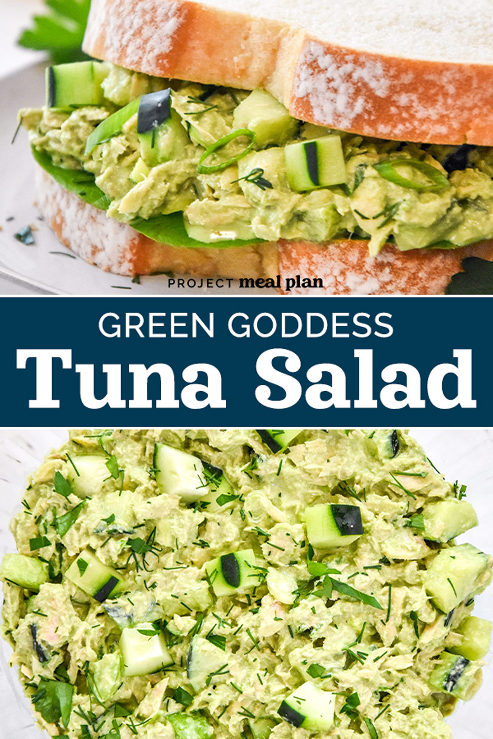 Green Goddess Tuna Salad - Project Meal Plan