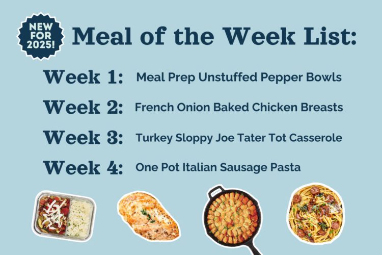 The 4-Week Meal Planning Challenge: January 2025 - Project Meal Plan